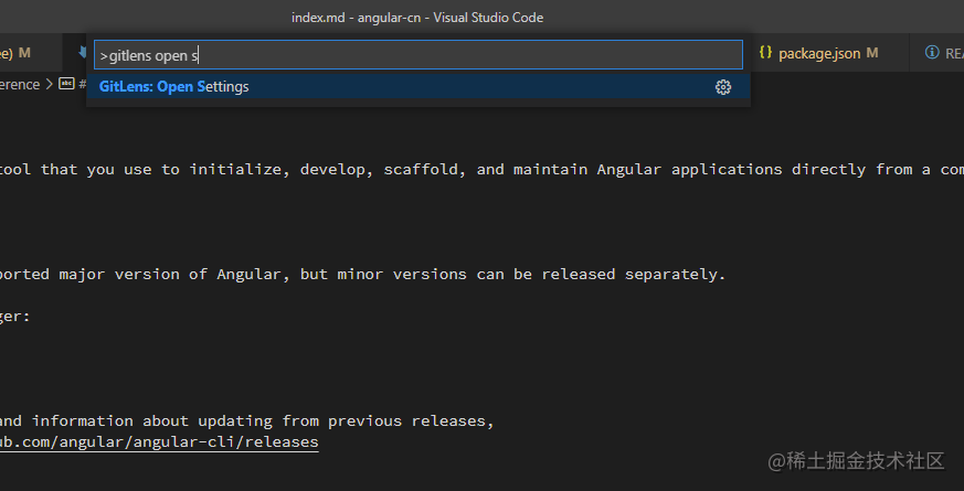 VSCode 插件之 - GitLens - 掘金