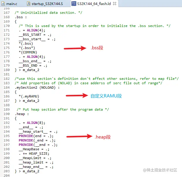 如何在软件复位后保留指定RAM区域的数据在bootloader时，通常需要单独开辟一块区域用来存放一些变量，并且希望这些 - 掘金