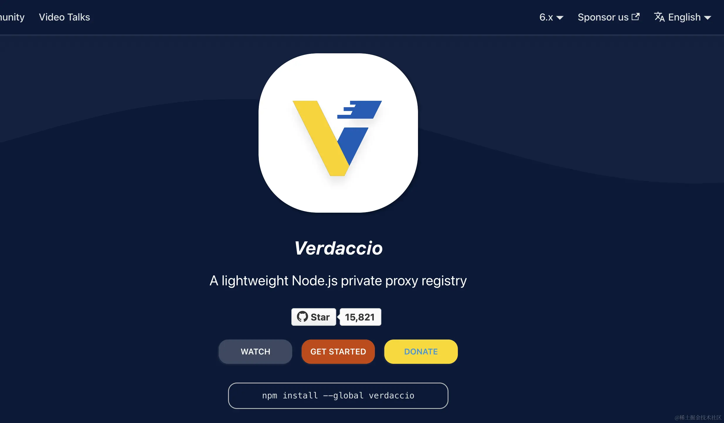 使用 Verdaccio 私有化 npm 源指南使用 Verdaccio 私有化 npm 源指南 使用 Verdacci - 掘金