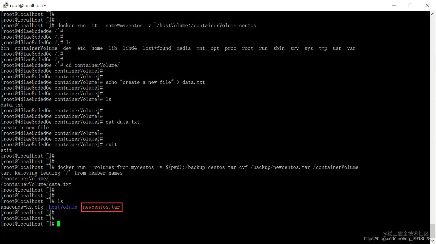 Docker入门到实践（五）docker数据备份、恢复与迁移在上一篇文章中已经介绍了 Docker 容器数据卷与数据卷容 掘金