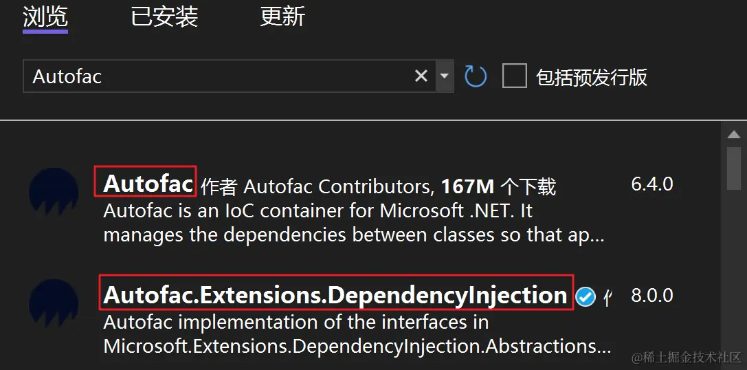 SqlSugar的使用SqlSugar的介绍和安装 安装 Nuget包管理器搜索sql sugar，安装SqlSugar - 掘金
