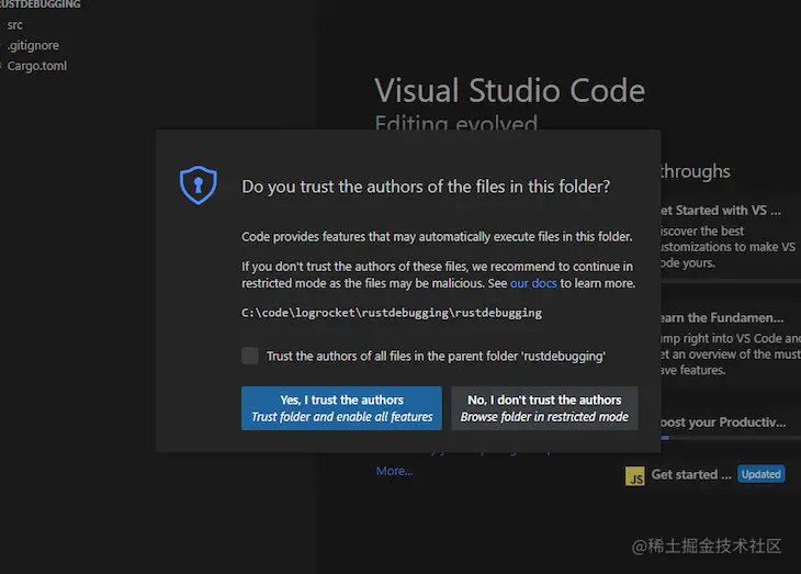 在vscode中实现rust编程调试指南在 Vs Code 中调试 Rust：终极指南 Rust因其易用性、安全性和高性 掘金