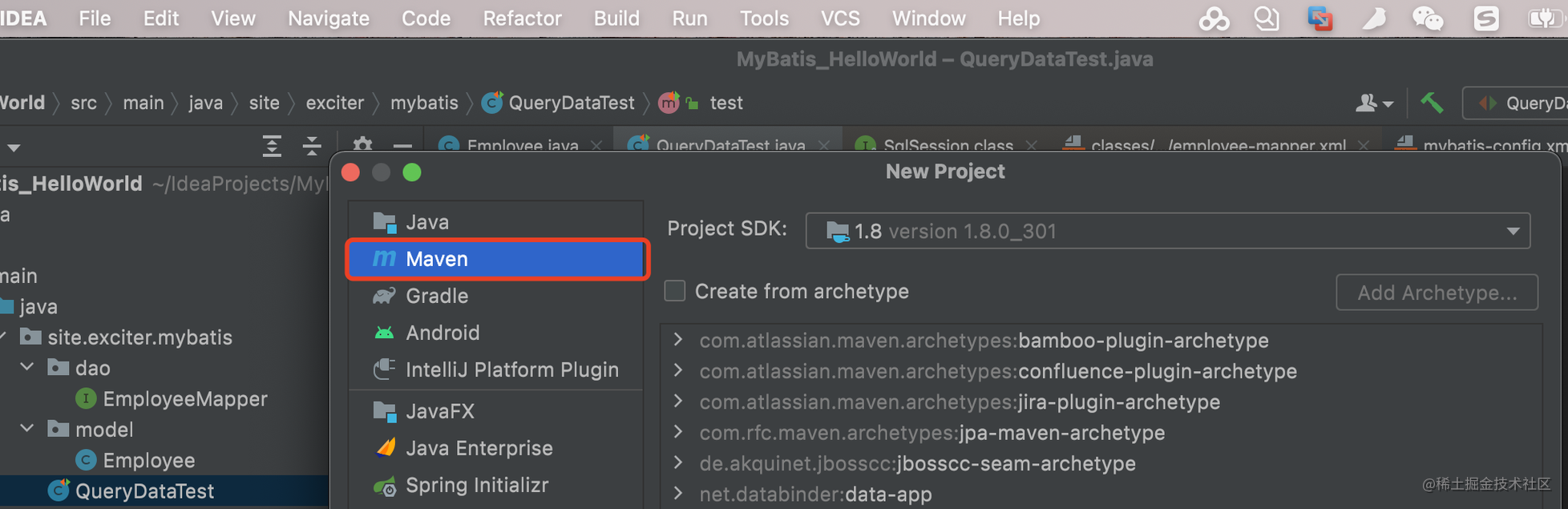 MyBatis入门：第一个MyBatis示例(详细步骤和完整源码) - 掘金