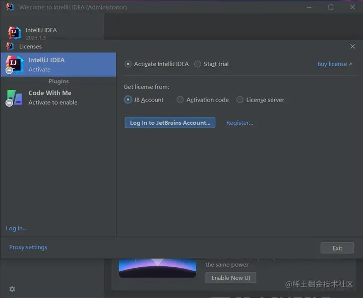 IDEA 2023版本安装教程，亲测可用（附激活码）IDEA 最新版本安装教程。 先去官网下载，我这里下载的是最新版本的 - 掘金