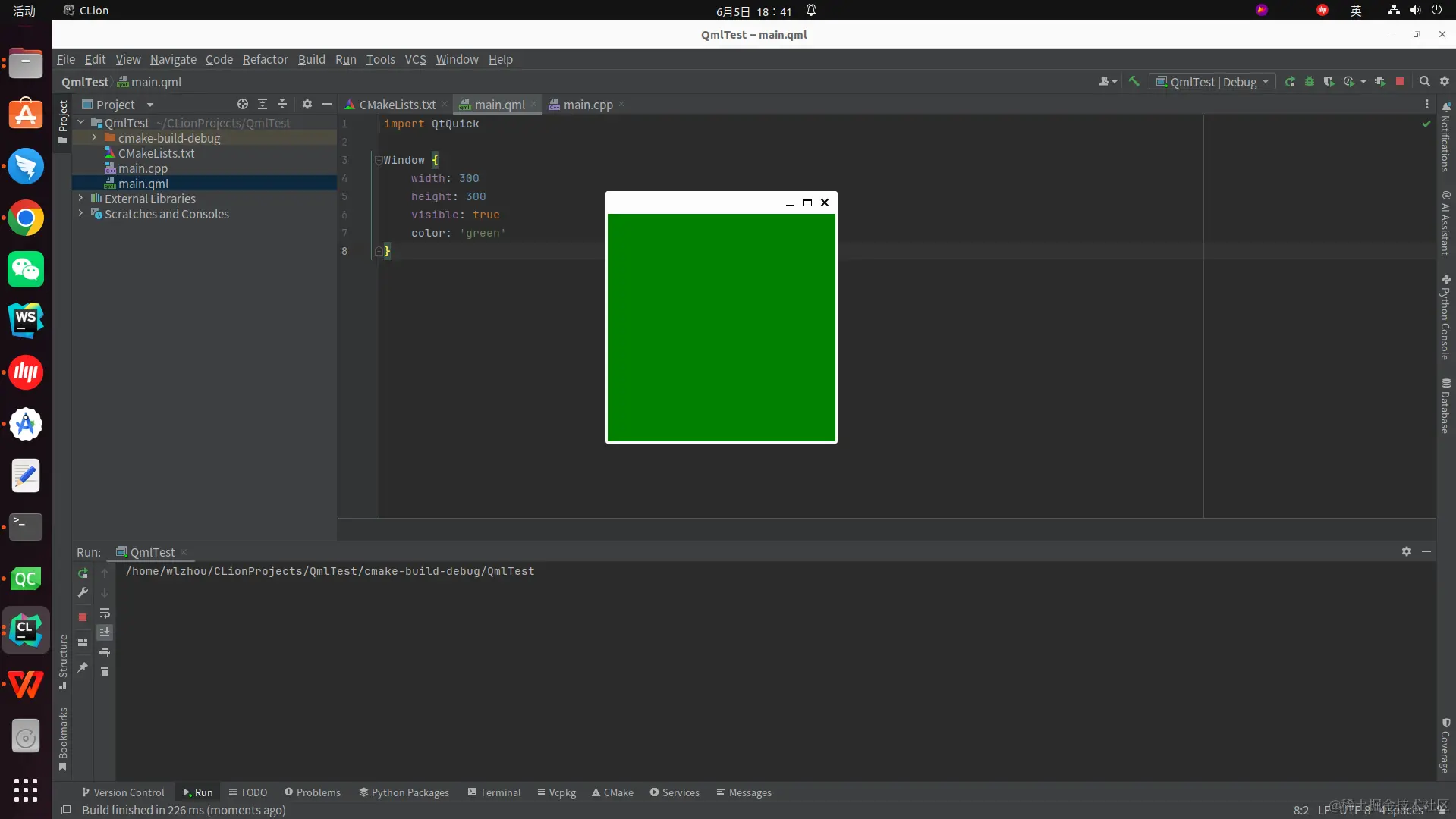 Clion配置qt6开发环境新建工程, 选择Qt Widgets Executable类型, 配置Qt Cmake前缀路 - 掘金