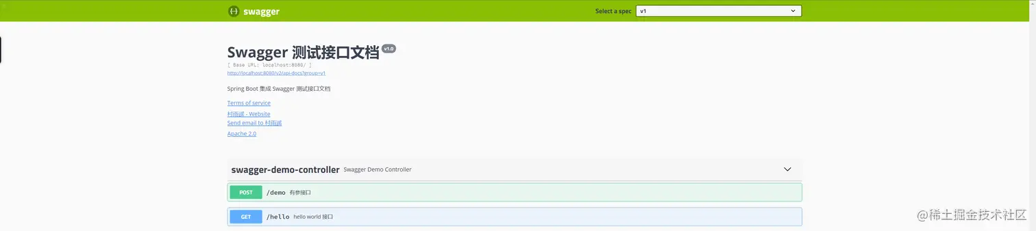 Spring Boot 集成 Swagger2，构建强大的 API 文档主要对 Swagger 进行了简单介绍，并用 S - 掘金