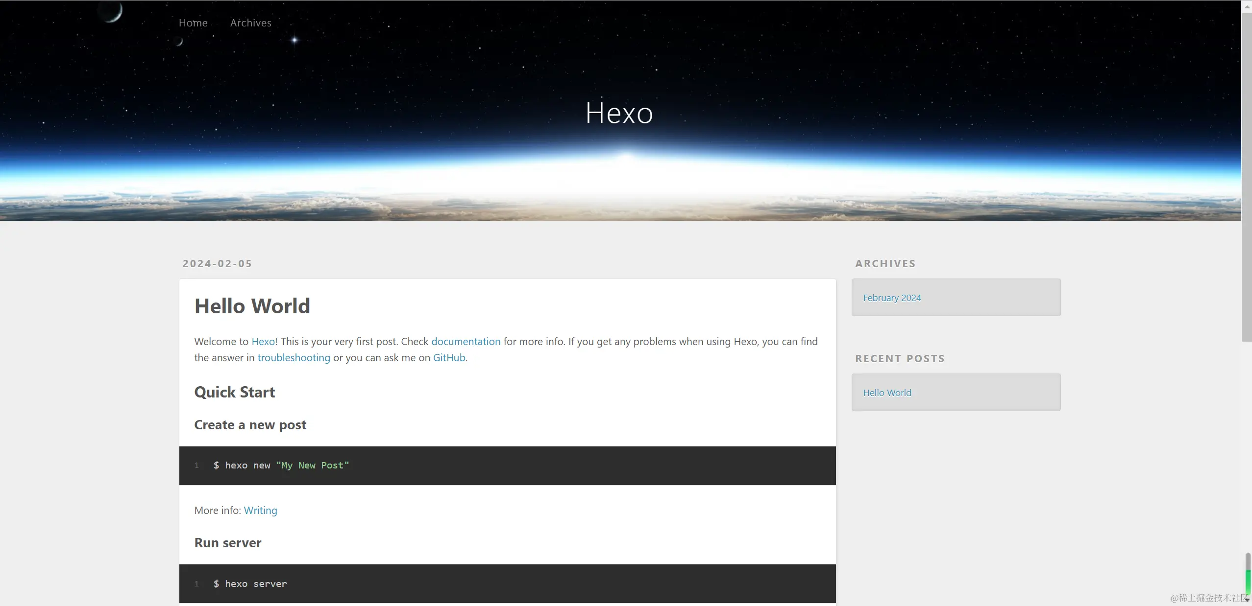 从零开始搭建Hexo + shokaX主题博客由于自己在搭建hexo+shokaX主题个人博客的时候踩了很多很多的坑，也 - 掘金