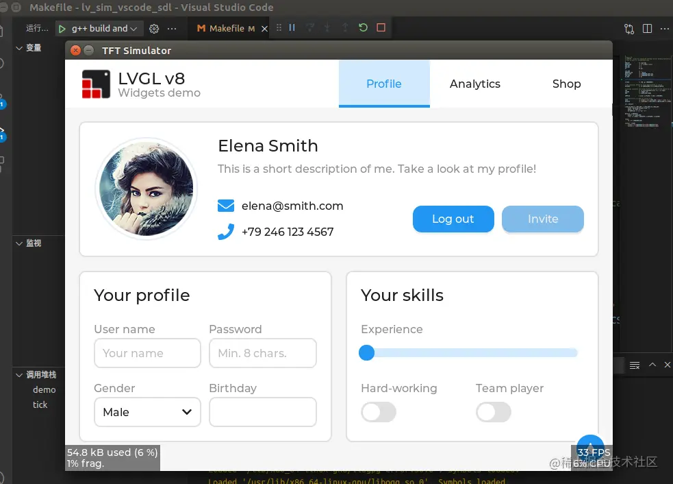 LVGL学习笔记（3）——搭建环境、模拟仿真（Linux+VS Code）开启掘金成长之旅！这是我参与「掘金日新计划 · - 掘金