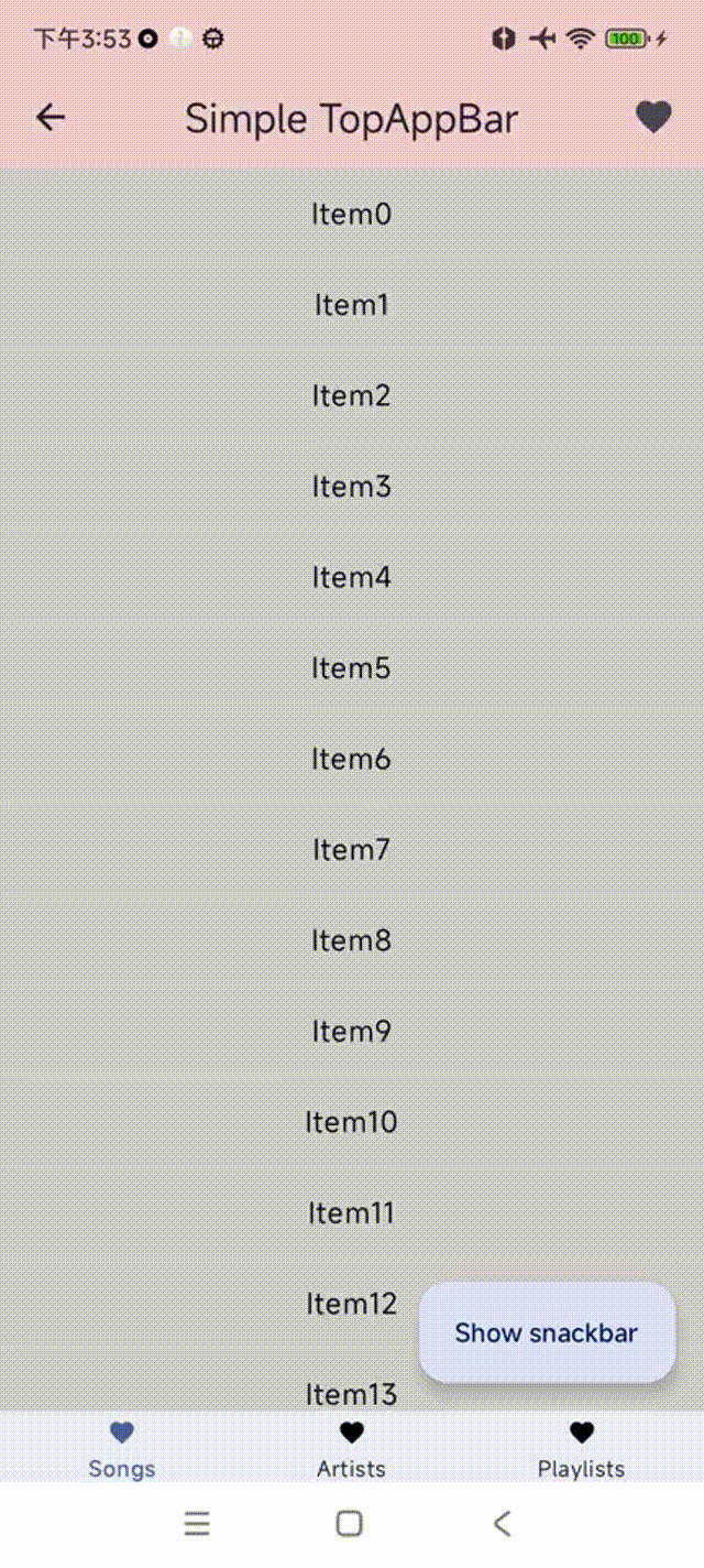 Compose TopAppBar 实现 Android AppBarLayout联动滑动效果Compose TopAp - 掘金