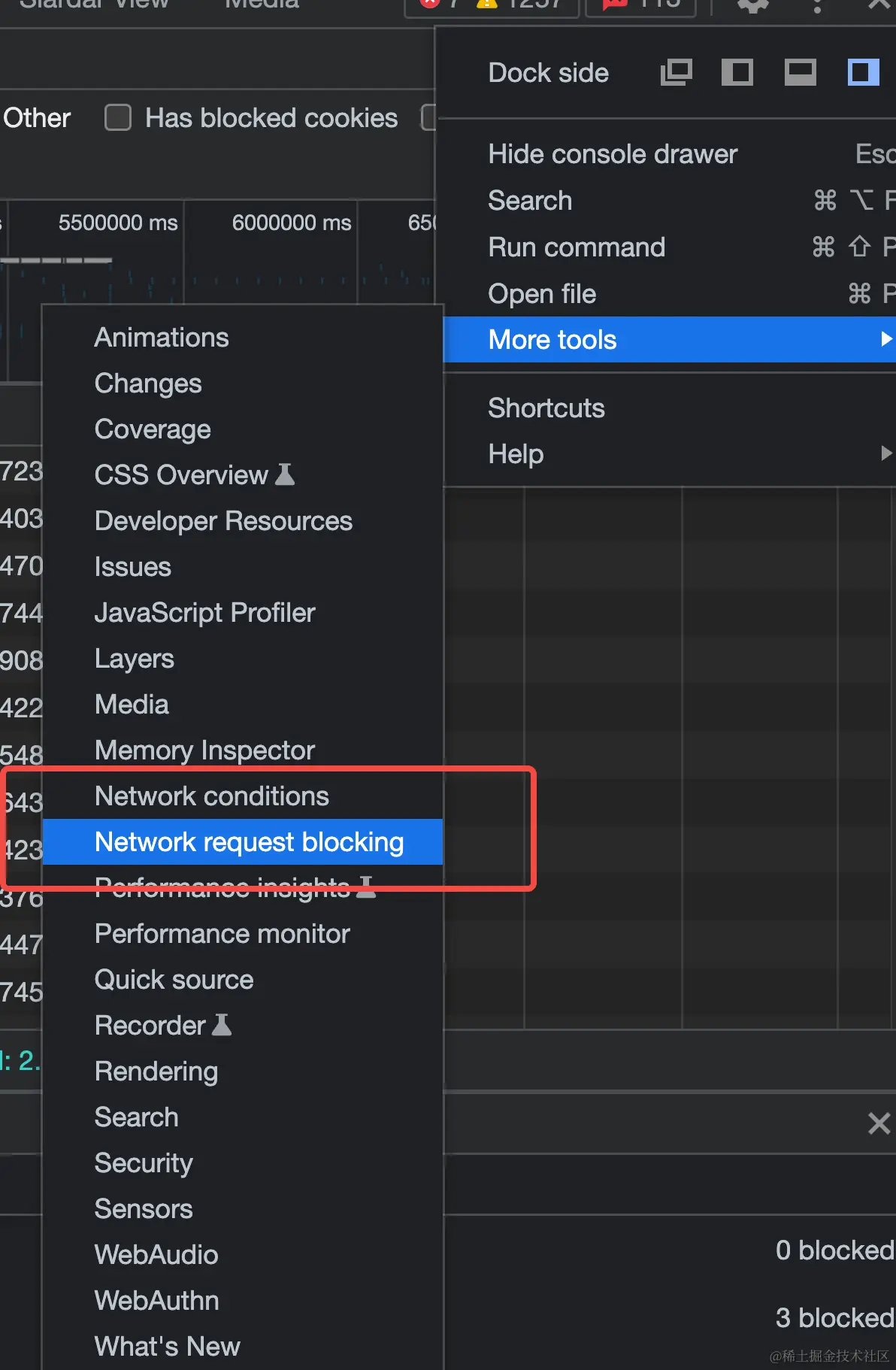 Chrome 浏览器调试如何 block 特定请求操作说明 功能描述 可以用于阻止网络请求， 阻止后状态展示的是 (bl - 掘金