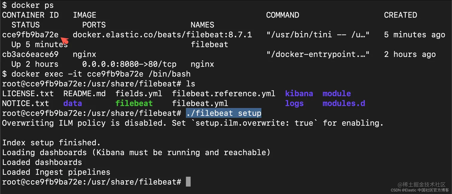 Beats：如何在 Docker 容器中运行 Filebeat今天在这篇博客中，我们将学习如何在容器环境中运行 File - 掘金