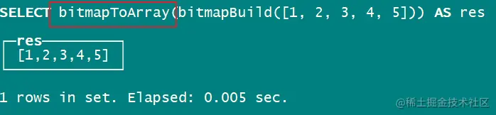 Clickhouse系列之BitMap函数知识点详解与案例实操使用本节主要是讲解clickhouse中Bitmap的使用 - 掘金
