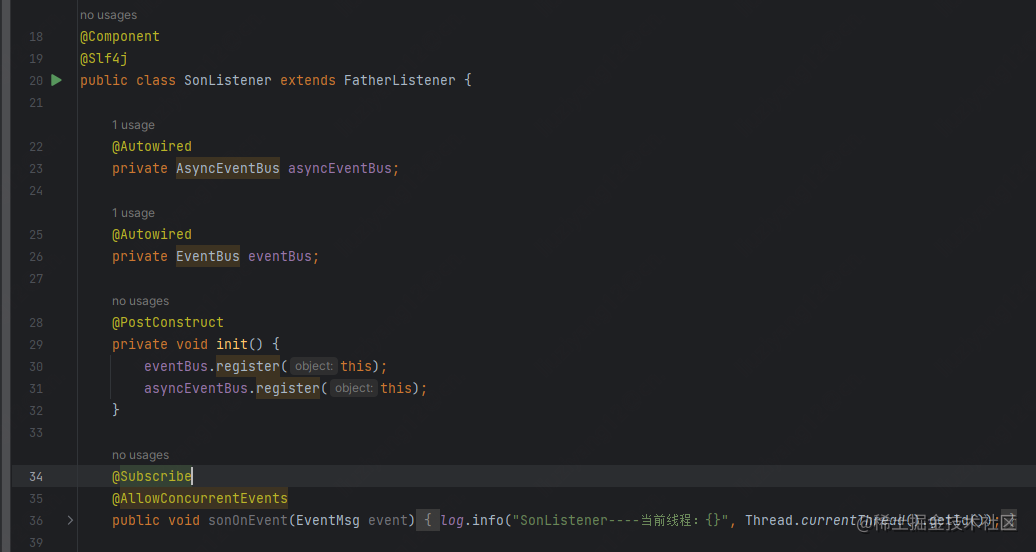 一文读懂Guava EventBus（订阅\发布事件） - 掘金