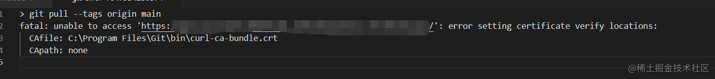 Git——解决找不到curl-ca-bundle.crt - 掘金