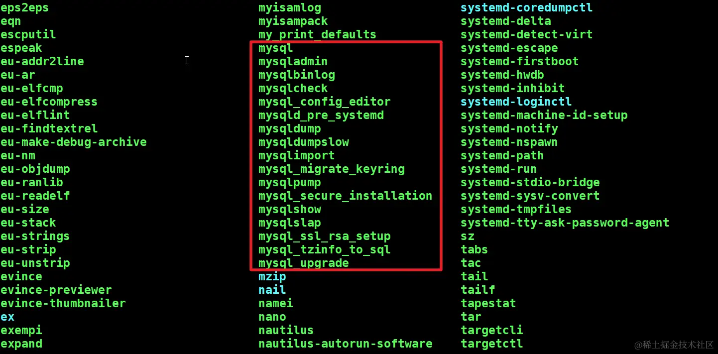 Linux 系统下mysql 数据目录mysql 数据目录 1 Mysql8的主要目录结构 安装好mysql 8之后， 掘金 