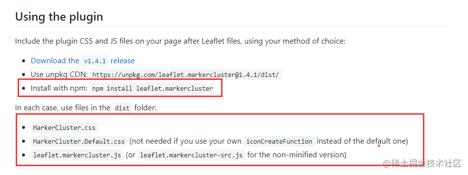 Vue-CLI and Leaflet （11）: 点聚合 Leaflet.markercluster - 掘金