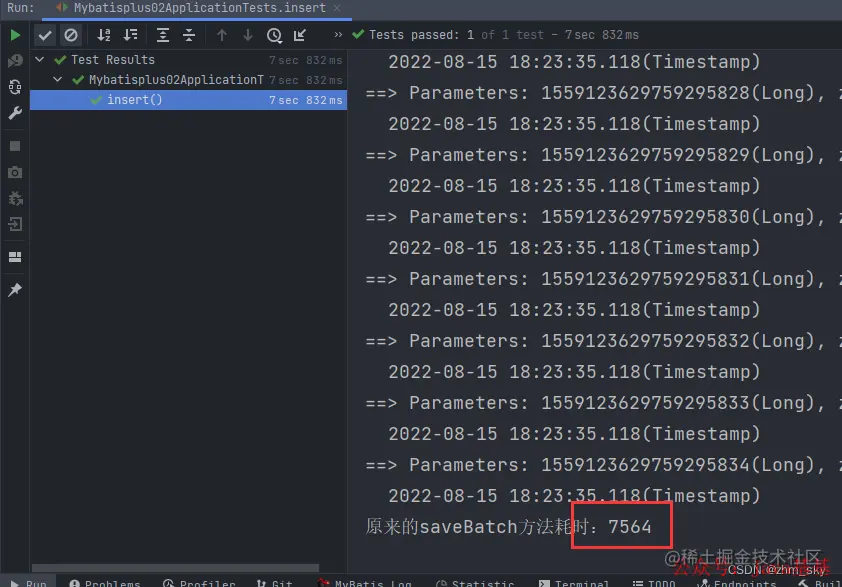 Mybatis Plus 批量插入性能优化，非常实用！[本文主要把精力放在如何提高批量插入效率上。] [接下来就通过SQ - 掘金