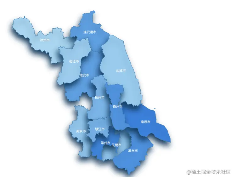 echarts自定义地图本文分享了如何用echarts的geo组件来自定义地图，对其中的一些非常重要的细节进行了详细的描 - 掘金