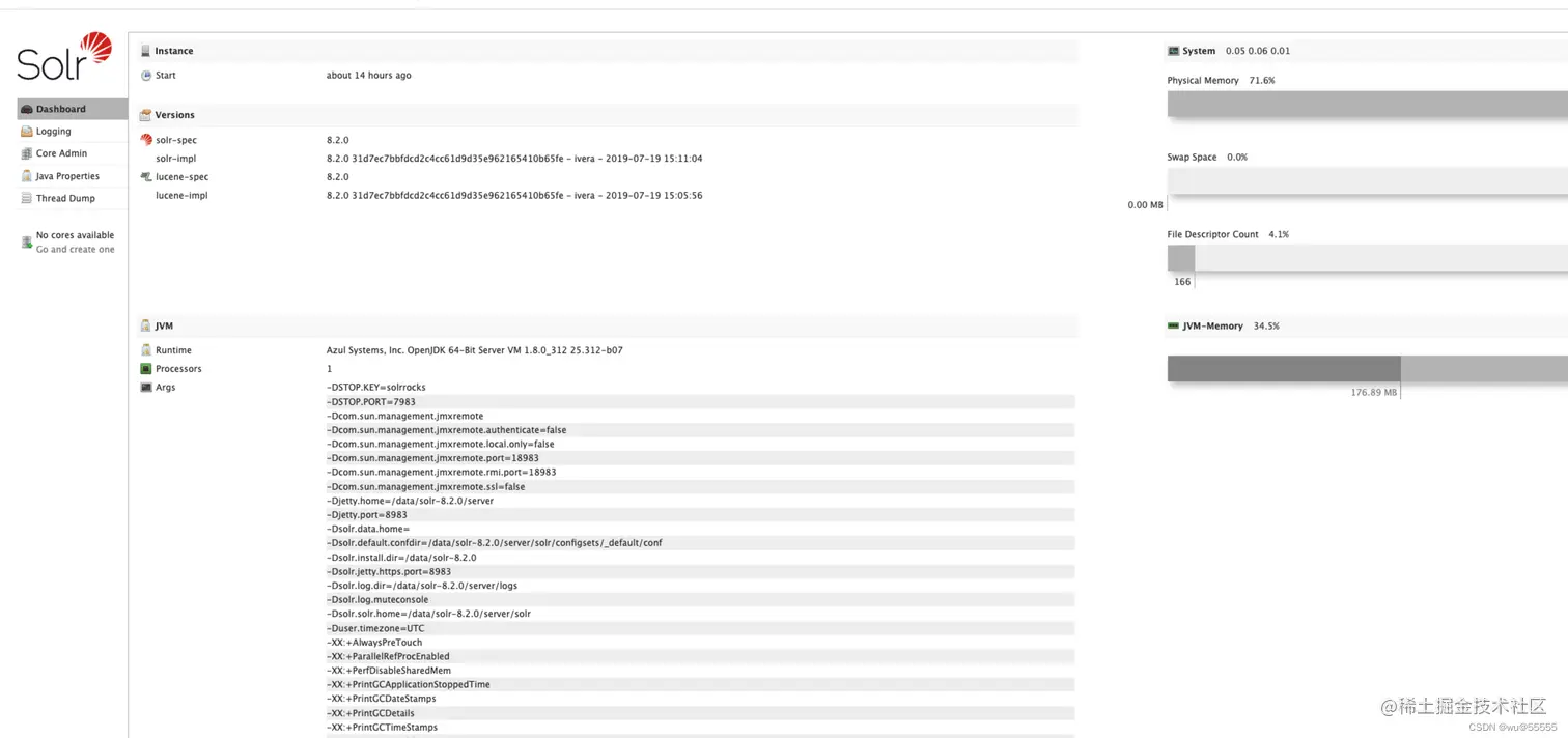 solr快速上手：核心概念及solr-admin界面介绍（二）0. 引言 上一节，我们简单介绍了solr并演示了单节点s - 掘金