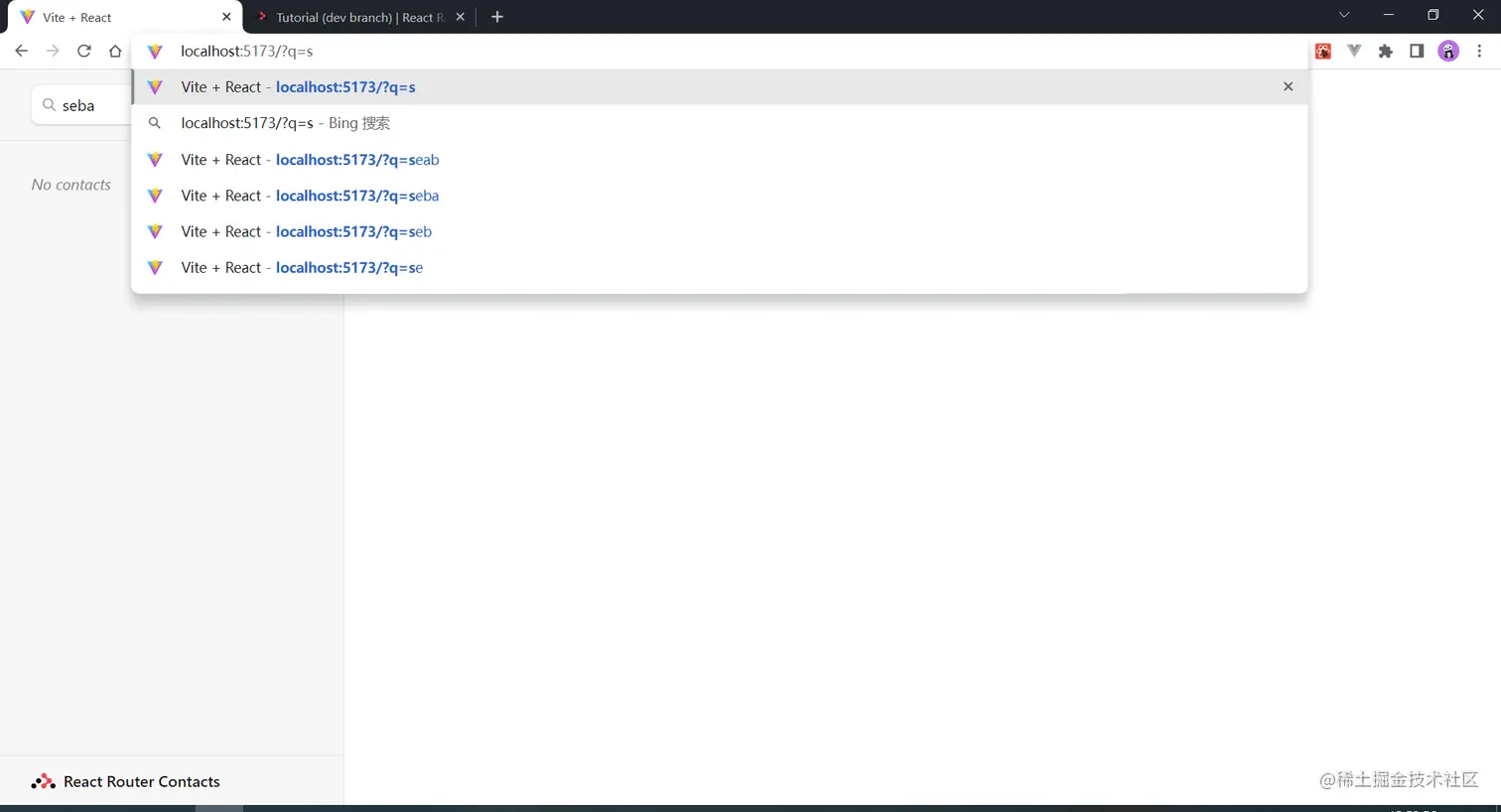 构建 Vite + React-Router6 实例Vite + React + React-Router6 如果需要使 - 掘金
