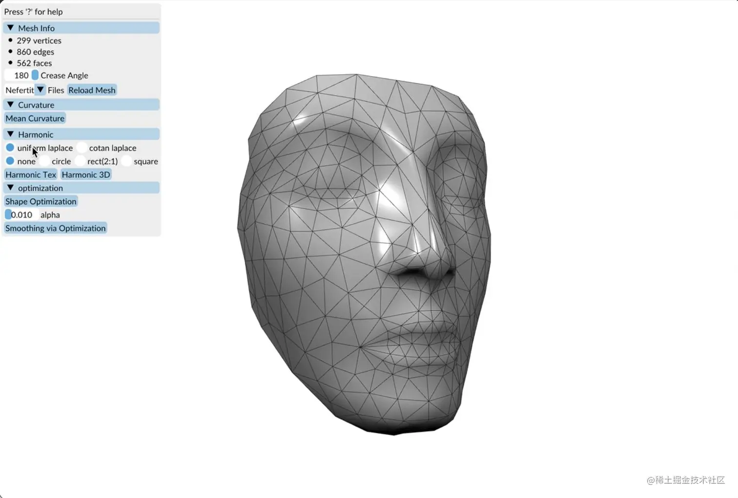 几何建模与处理-极小曲面全局方法、曲面参数化欢迎关注公众号:sumsmile /专注图形渲染、Android开发 内容主 - 掘金