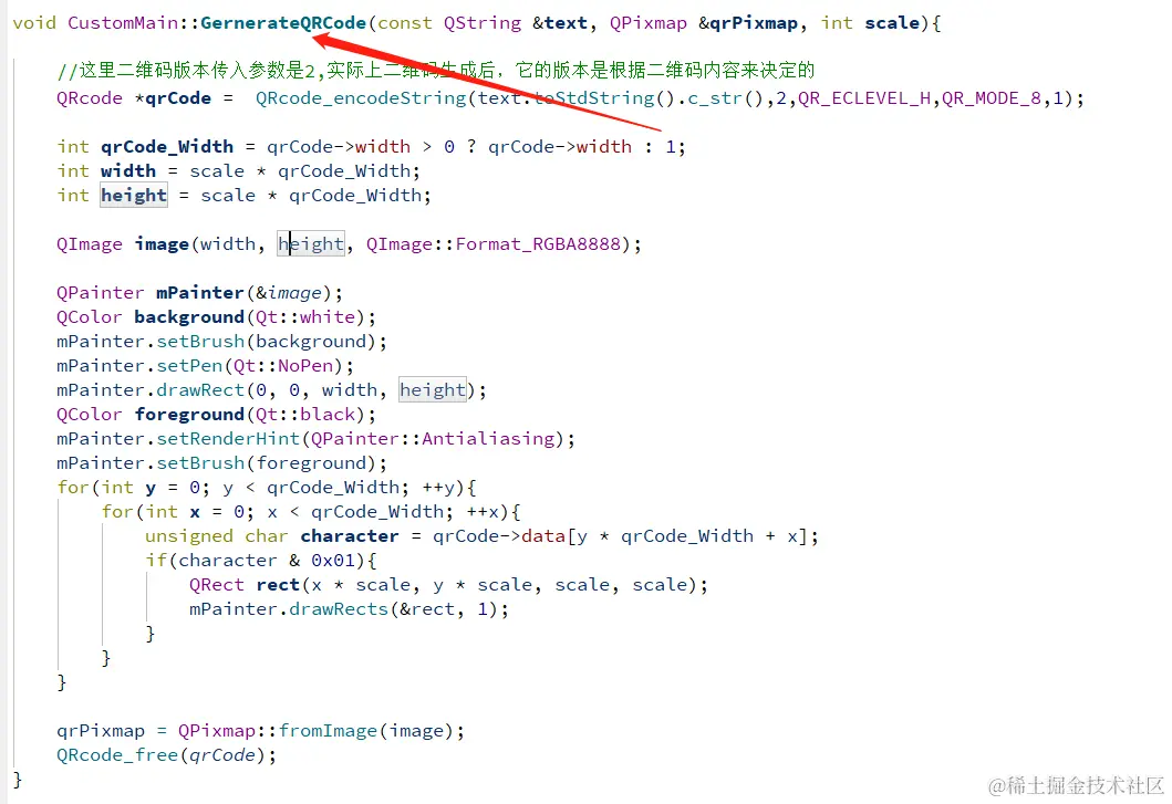 Windows下用QT编译libqrencode库，用于显示二维码Windows下用QT编译libqrencode静态库 - 掘金