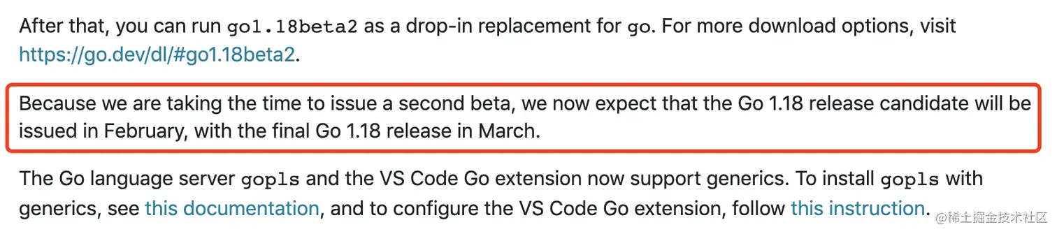 Go1.18 新特性：引入新的 netip 网络库大家好，我是煎鱼。 写这篇文章时是大年初一，原本想说这个月就要发布 G - 掘金
