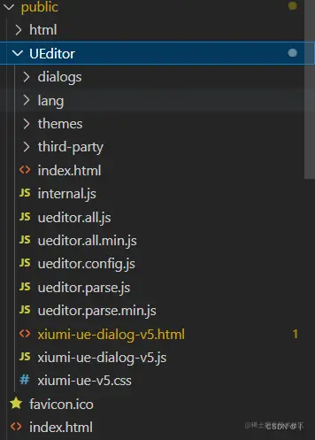 vue使用vue-ueditor-wrap集成秀米@TOC 接入Ueditor UEditor是由百度web前端研发部开 - 掘金