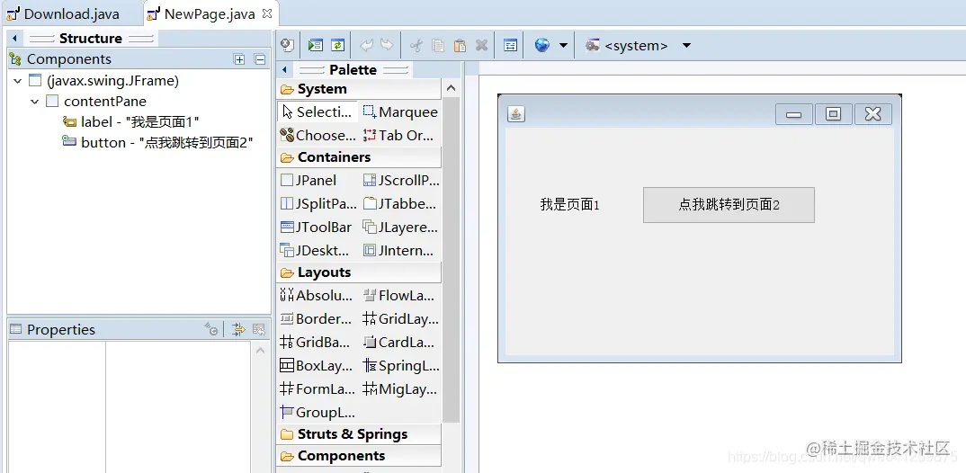 利用 Window Builder 快速搭建Java GUI 界面 目录 1. 为 eclipse 安装 window - 掘金