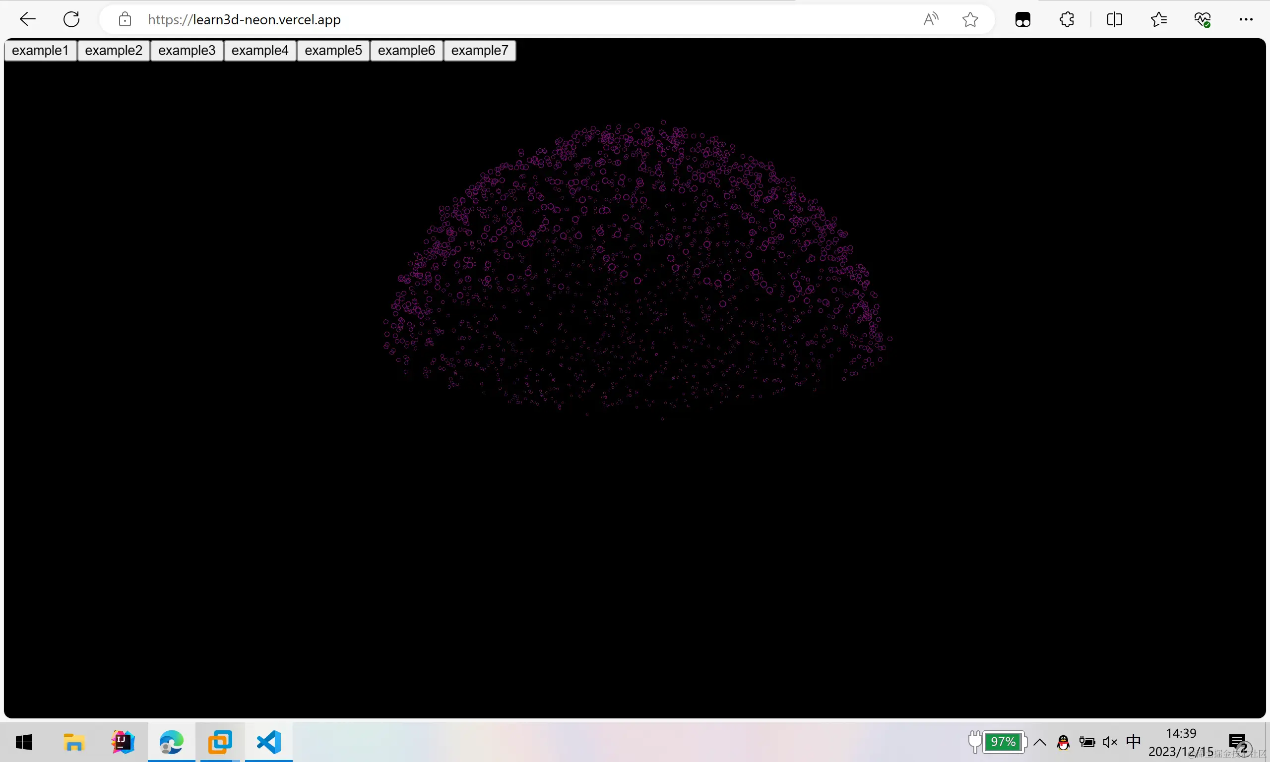 通俗易懂的THREE.js学习之路[3]今天我们将完成三个粒子动效，来结束three.js粒子动画篇章(当然还有别的篇章 - 掘金