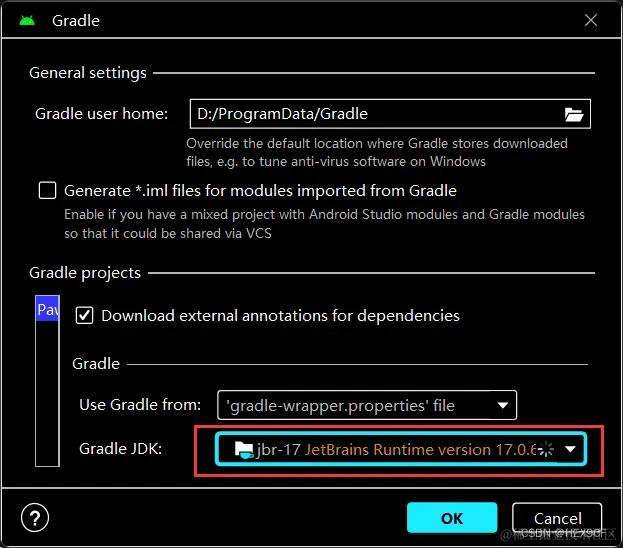 【Android】Multiple Gradle daemons might be spawned because the Gradle JDK and JAVA_HOME locations ...
