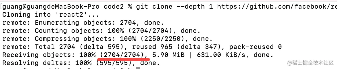 加速几十倍 git clone 速度的 --depth 1，它的后遗症怎么解决？我们经常会用 git clone 来下载 - 掘金