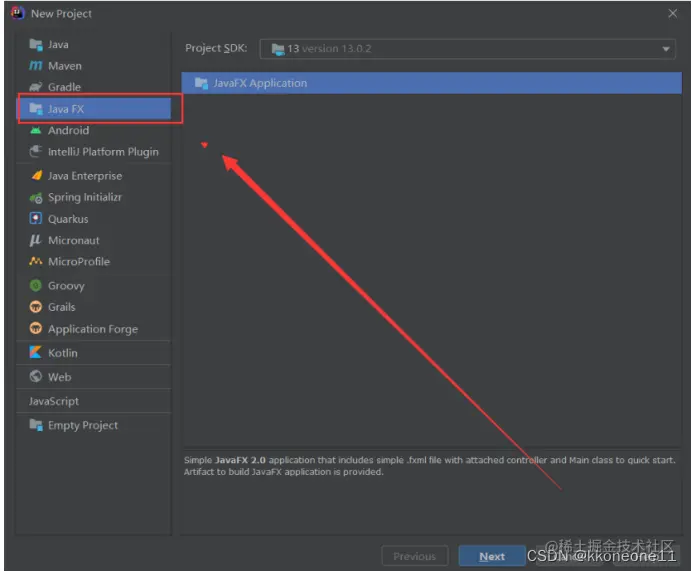 JavaFX环境配置（配jdk版本和javafx版本对应）下载地址：JavaFX - Gluon (gluonhq. - 掘金