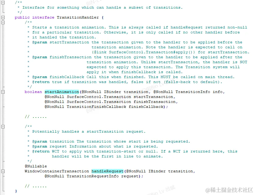 【Android14 ShellTransitions】（五）启动Transition这一节的内容涉及WMCore以及W - 掘金