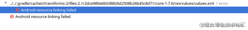 Android resource linking failed （全网最详细，最全面的解决方案） - 掘金