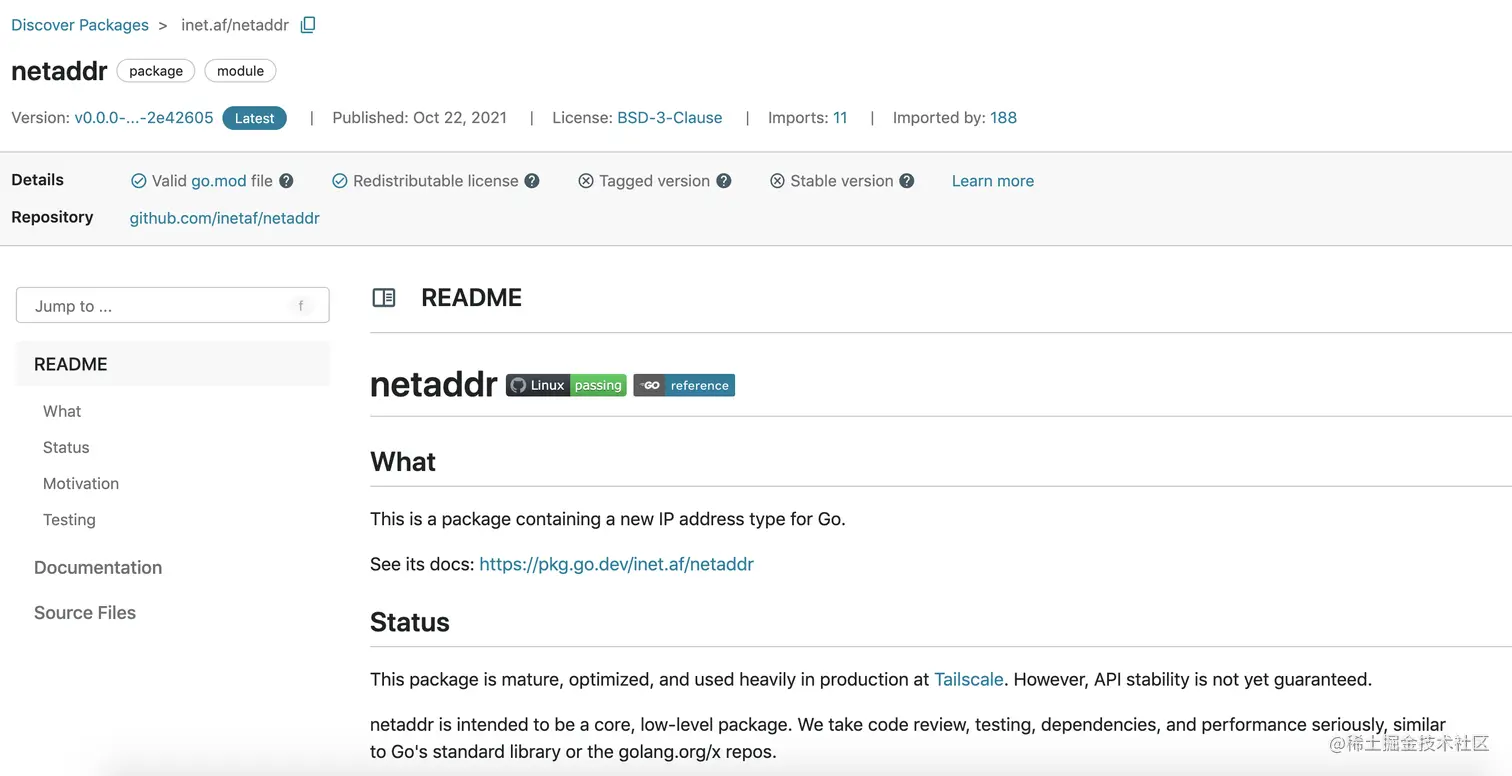 Go1.18 新特性：引入新的 netip 网络库大家好，我是煎鱼。 写这篇文章时是大年初一，原本想说这个月就要发布 G - 掘金