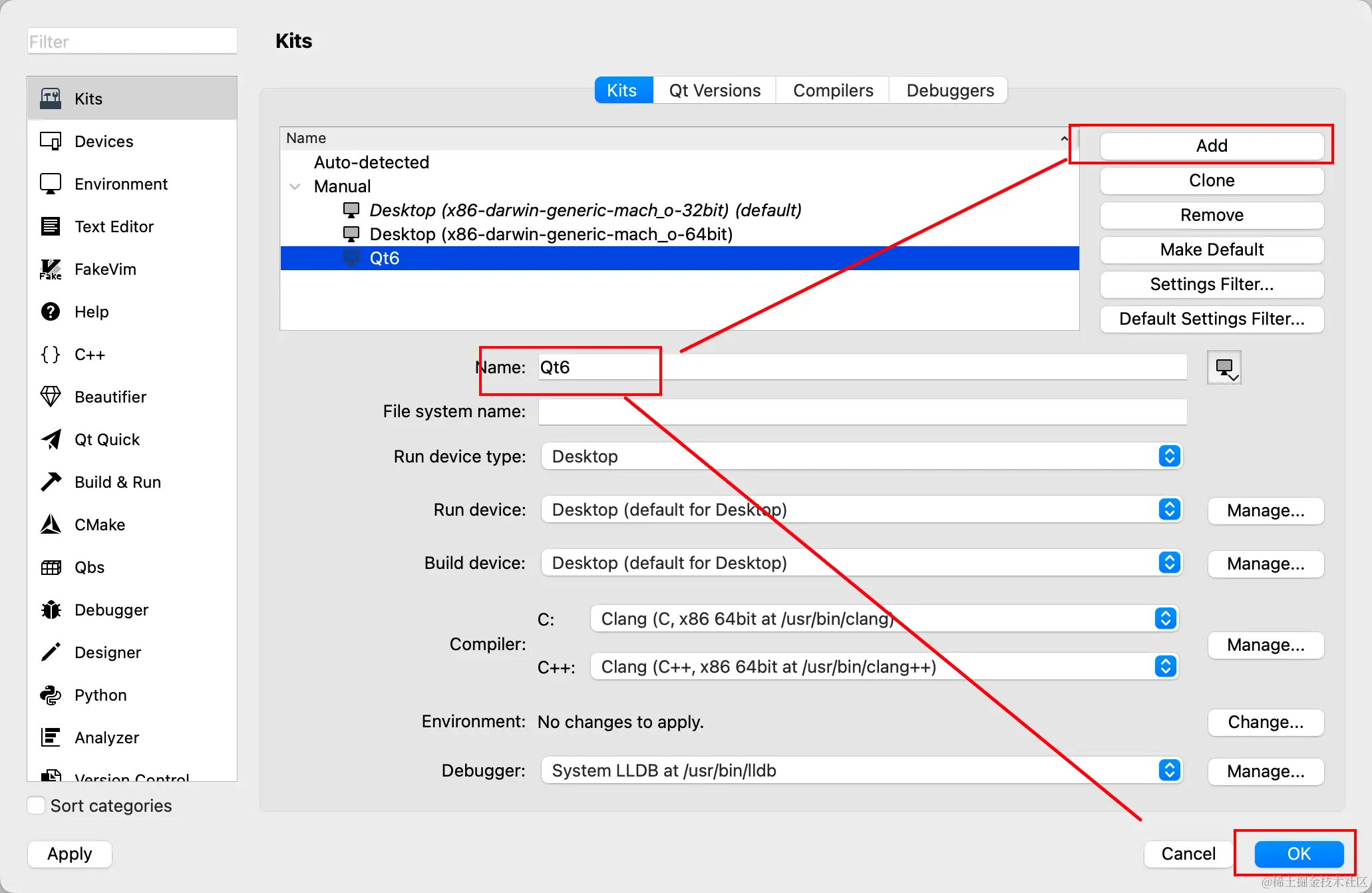 macOS 安装 qt 开发环境方法一： 使用二进制安装包： 最新安装包看这里： https://mirrors.sau - 掘金