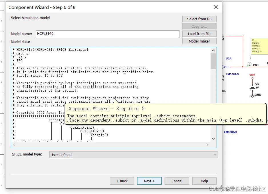 Multism14.2导入第三方SPICE模型(HCPL3140) Multisim中只有常规的元器件，对于很多元器件 - 掘金