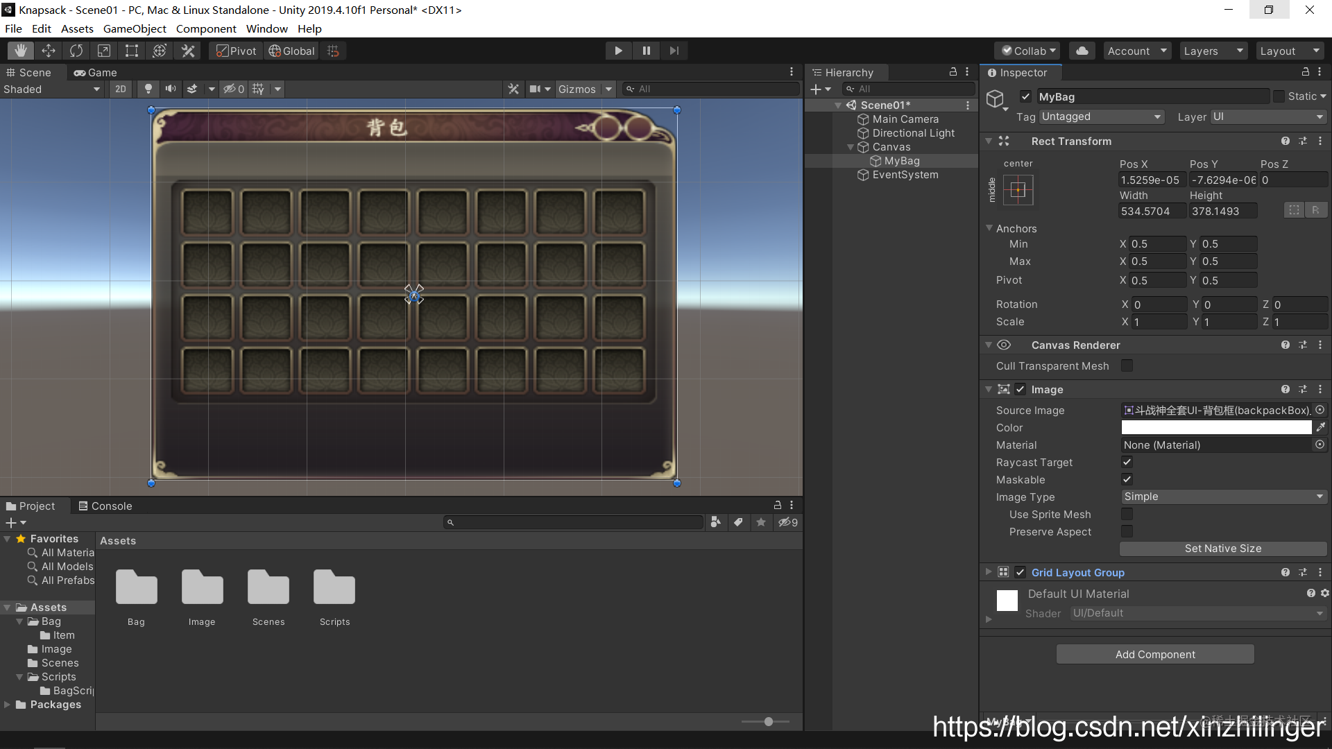 Complete implementation of Unity Knapsack System (based on MVC ...