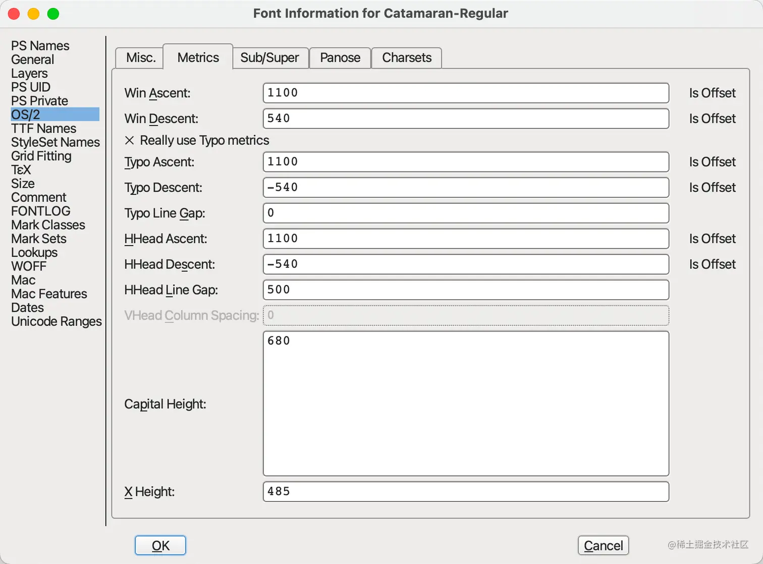 网页字体度量及渲染本文介绍了字体度量（Font Metrics）及其相关 Ascent、Descent、Line Gap - 掘金