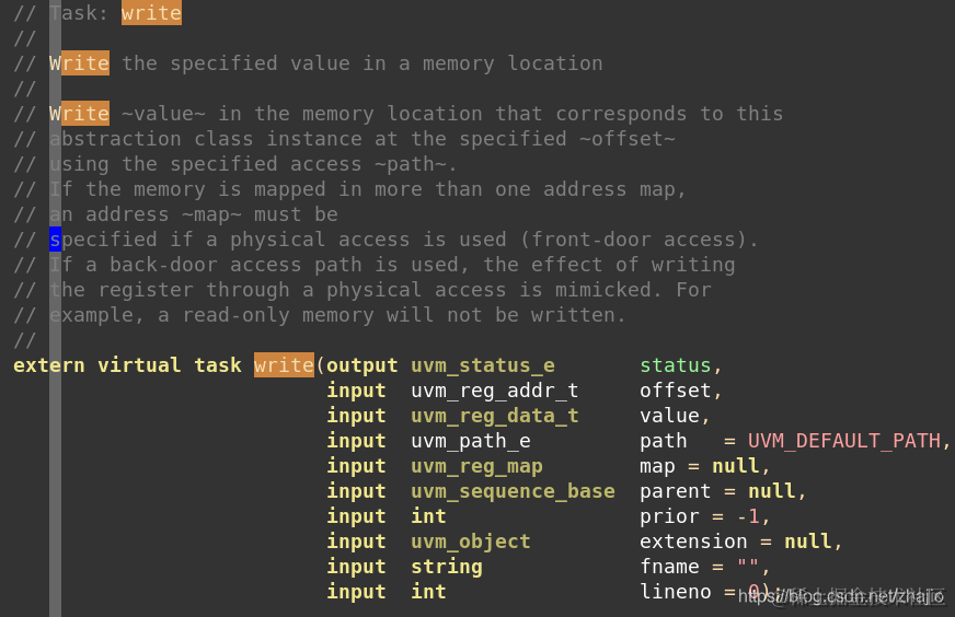 关于uvm_mem model的使用uvm_mem提供了mem write和read的方法，在write方法中，有off - 掘金