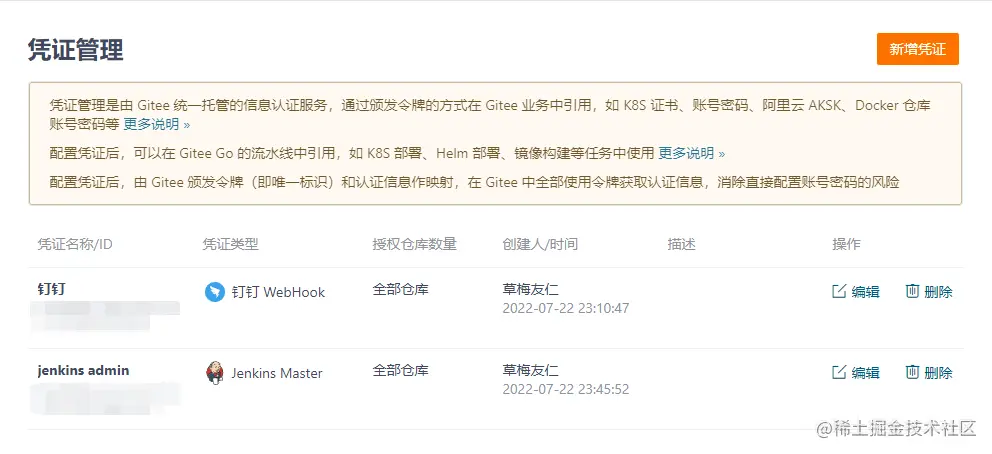 记一次 Gitee Go 流水线的使用由于我自己的服务器内存太小，最近在上面编译项目的时候经常因为内存不足失败，但我又不 - 掘金