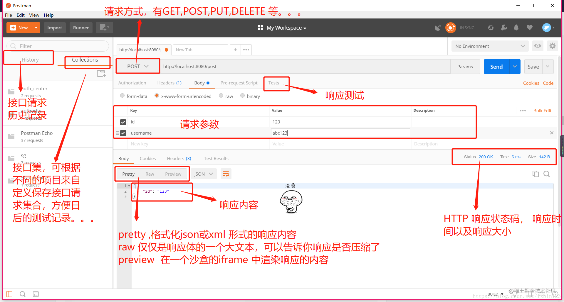 Postman uses Postman to explain - Moment For Technology