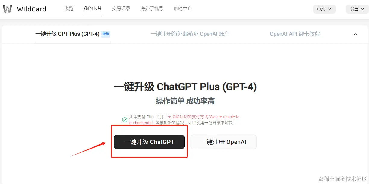 ChatGPT Plus信用卡付款被拒，无法升级解决方案。ChatGPT4.0升级保姆级教程！(2024年2月) - 掘金