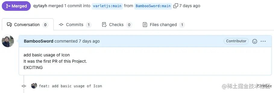 在github提交PR时会显示已经被MR过的commit的问题的探究最近在空闲的时候给开源仓库提交代码，我发现会出现 之 - 掘金