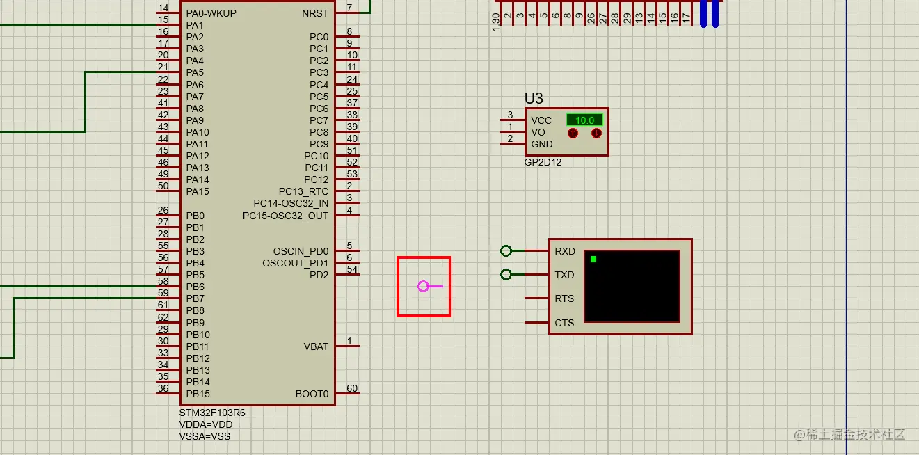 利用Proteus仿真STM32实现DHT11温湿度检测介绍Proteus仿真STM32，读取DHT11采集的温湿度，并 - 掘金