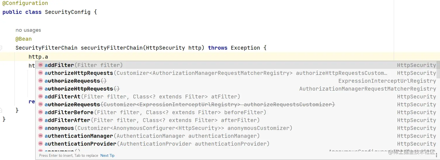 Spring Security6 全新写法，大变样！@[toc] Spring Security 在最近几个版本中配置的 - 掘金