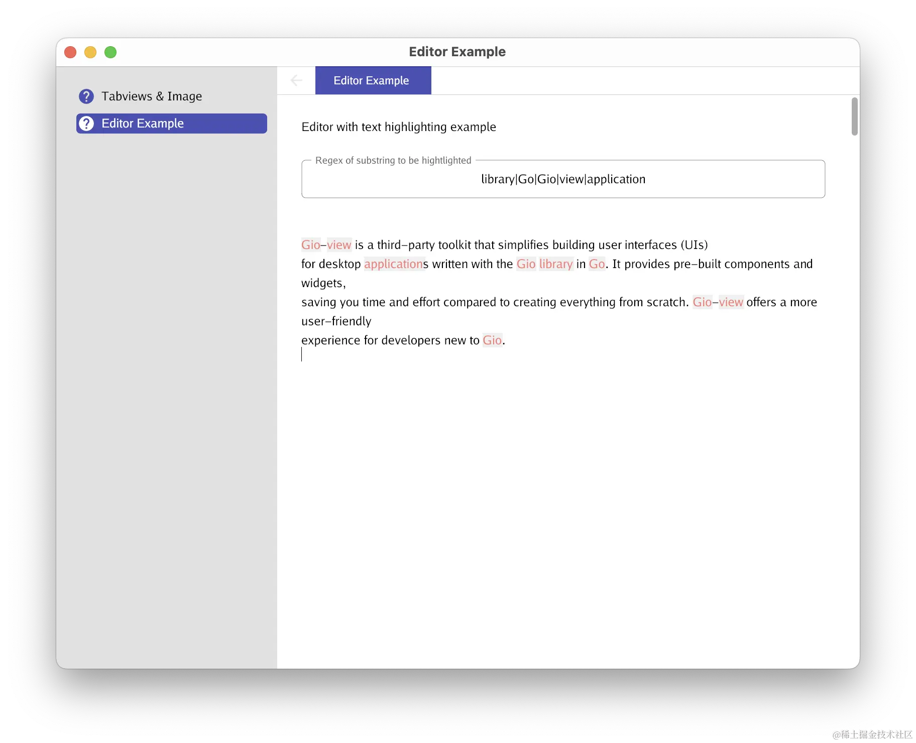 Gio-view: 使用Go快速开发GUIGioview是我近期开源的一个GUI相关项目，用于构建基于Gioui的原生应 - 掘金