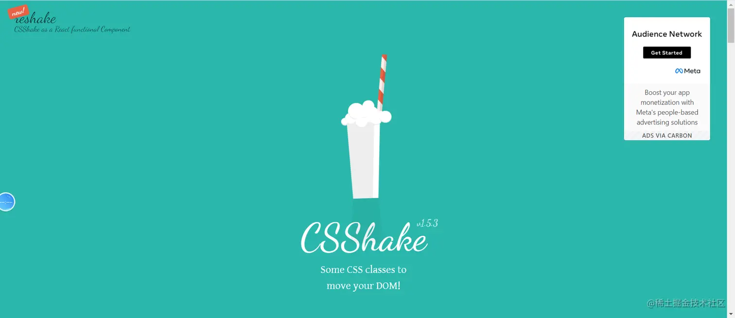 你需要知道的 15 个很棒的 Css 动画库从一种 Css 样式配置到另一种的过渡可以使用 Css 动画进行动画处理。描 掘金