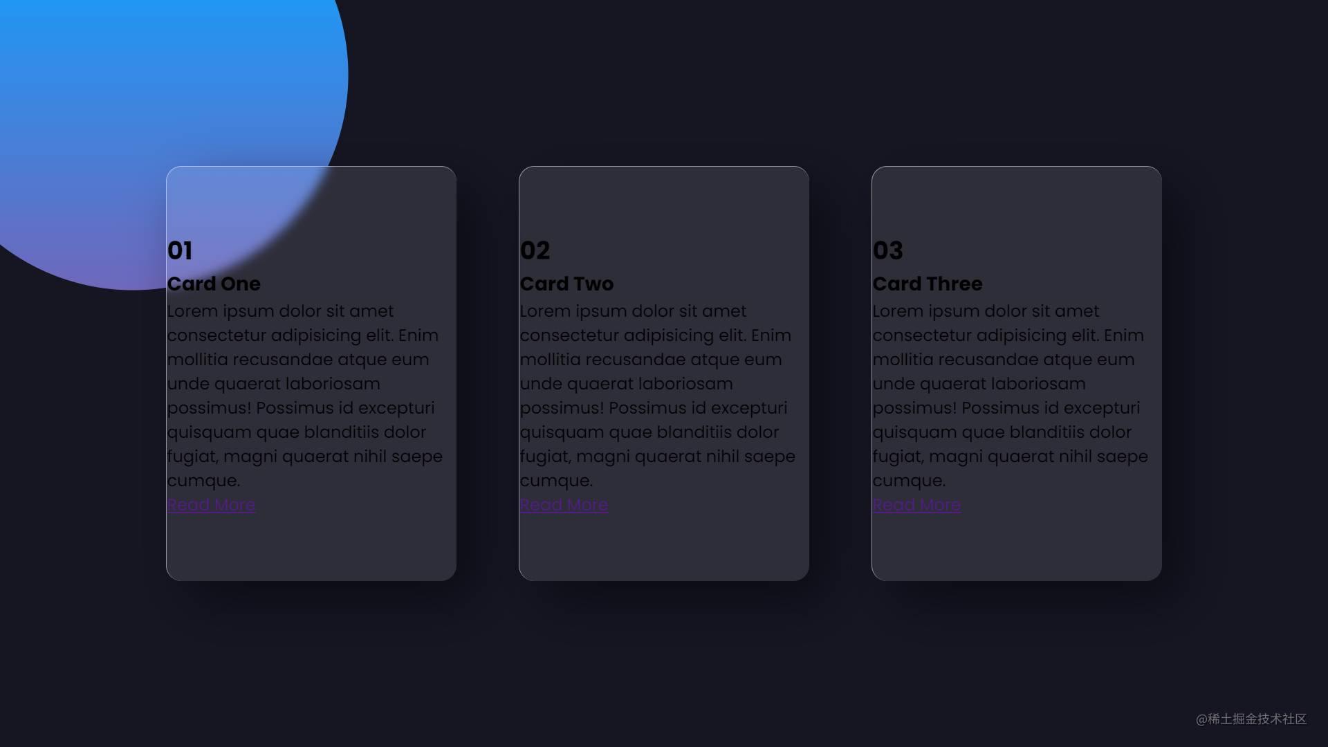 16个实用的CSS样式之悬浮卡片 - 掘金